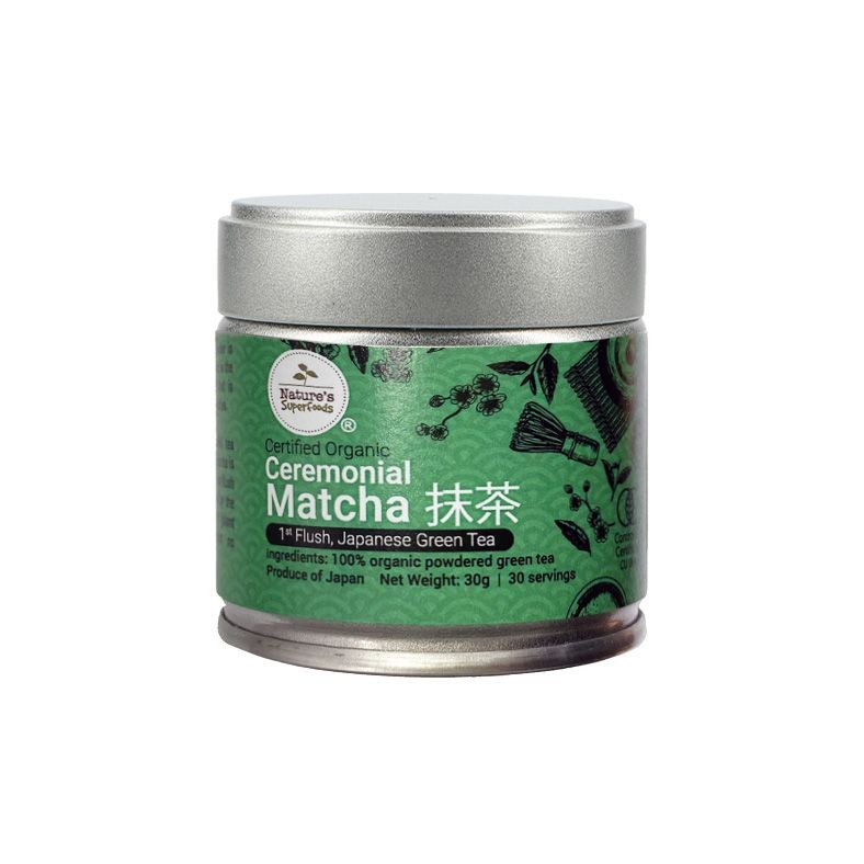 Nature's Superfoods Organic Ceremonial Matcha Powder 30g | Shopee Singapore