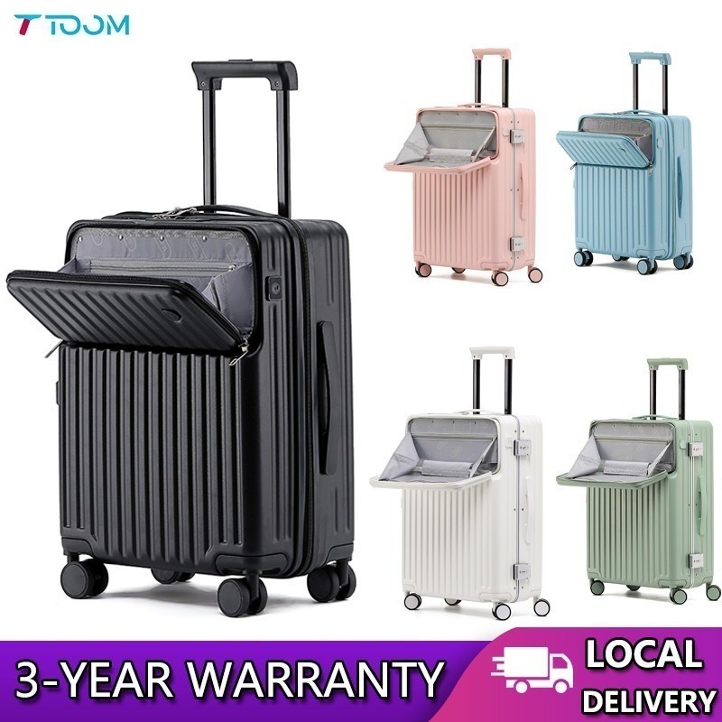 TO Multifunctional Luggage New Front Opening Business Luggage With ...