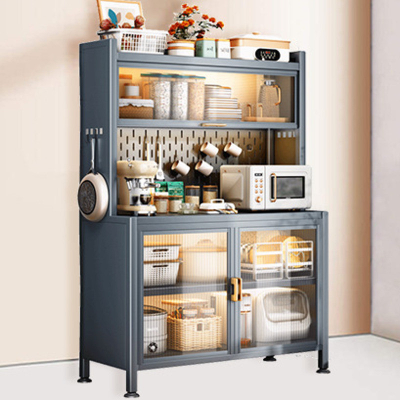 Kitchen Cabinet Storage Dining Cabinets Floor Standing Multi-Layer ...