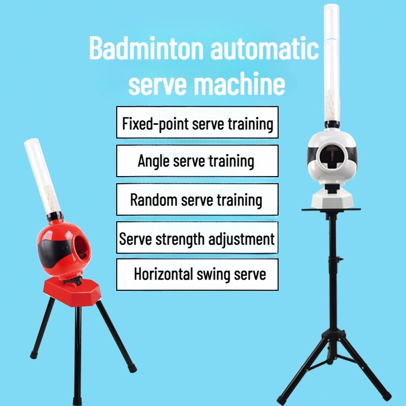 Badminton Automatic Serving Machine, Simple and Portable Home Single ...