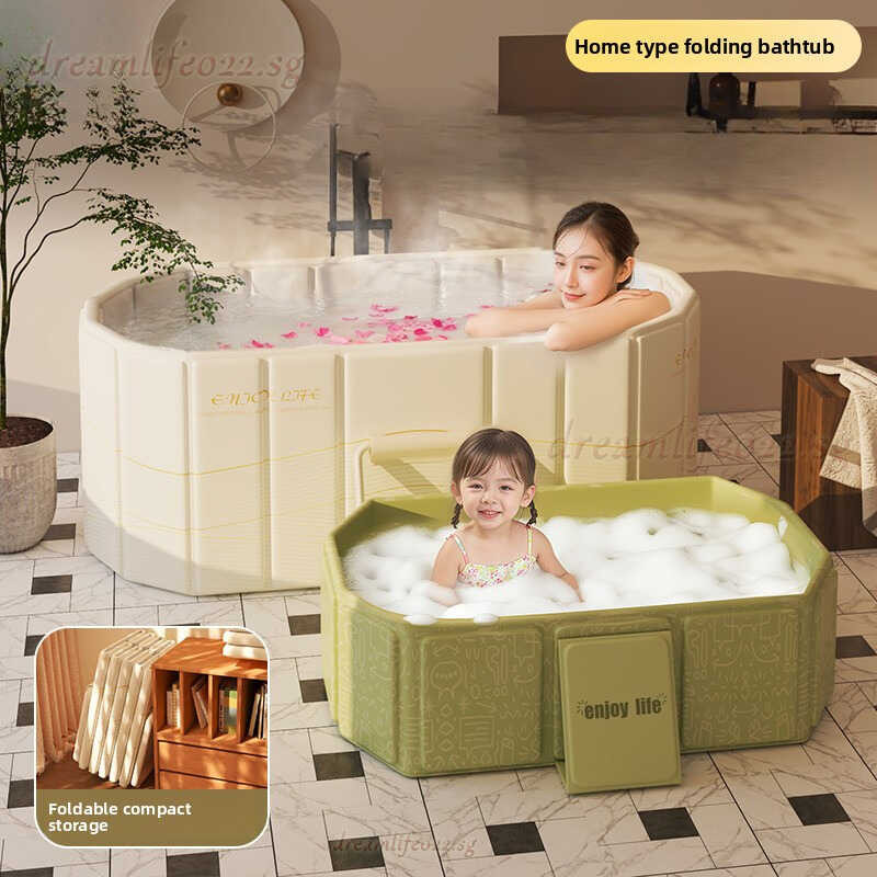 SR Portable Foldable Bathtub Adult Kids Child Indoor Room Large ...