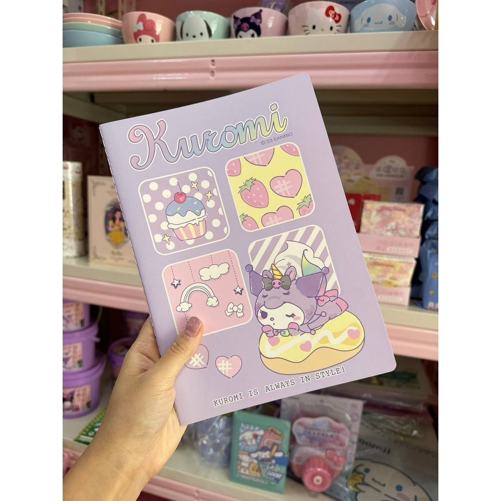 Kuromi B5 Single Line Notebook 40 sheets | Shopee Singapore