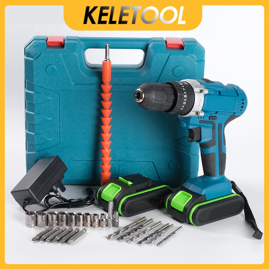 Cordless Rotary Hammer Electric Hand Wall Drilling Machine Impact Power ...