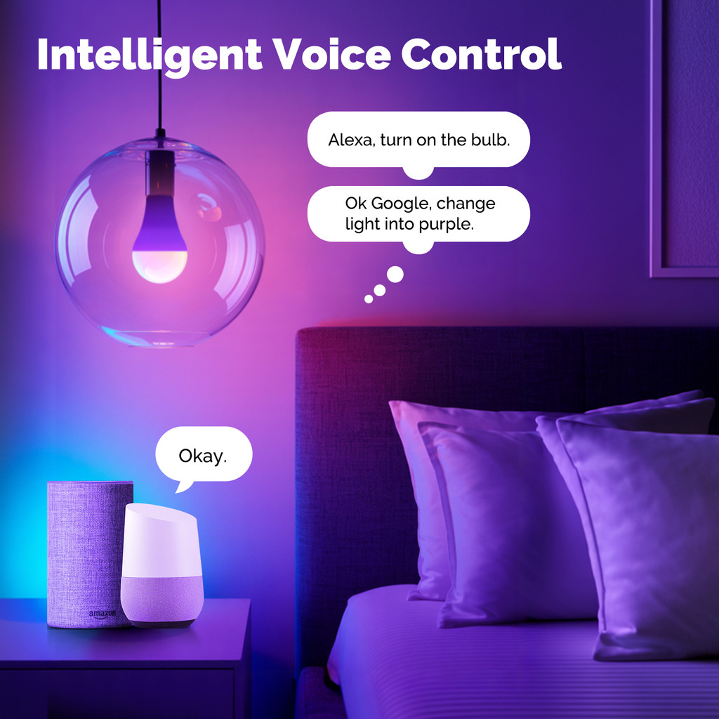 MOES Tuya Zigbee Smart LED Bulb Dimmable RGB C+W Colors 14W E27 2700K ...