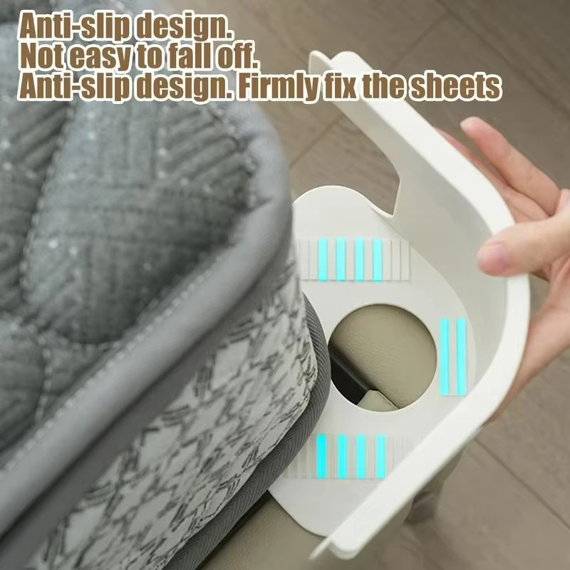 ⚡SG Stock⚡4PCS/set Heavy Duty Bedsheet Corner Tightener Clips Mattress ...