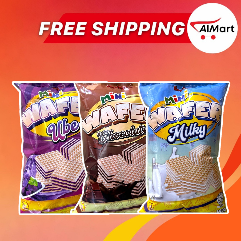 , MINI MILKY, UBE AND CHOCO WAFER (180 GRAMS) | Shopee Singapore