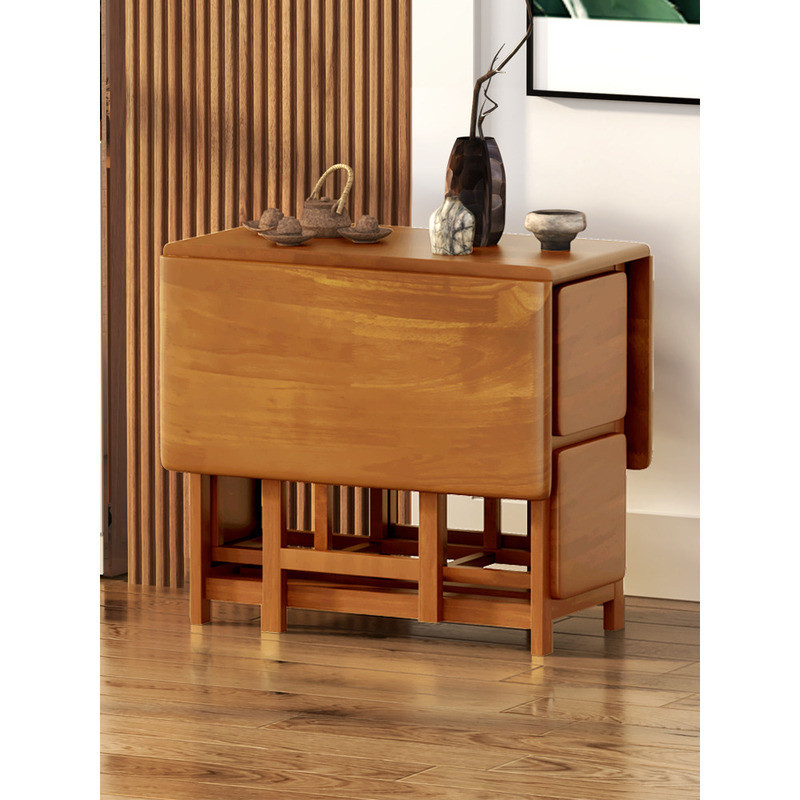 Foldable Dining Table, Family Small Unit Folding Dining Table, All ...