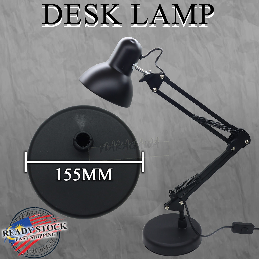 E27 STYLE ADJUSTABLE METAL SWING ARM CLAMP MOUNT FLEXIBLE FOLDING TABLE ...