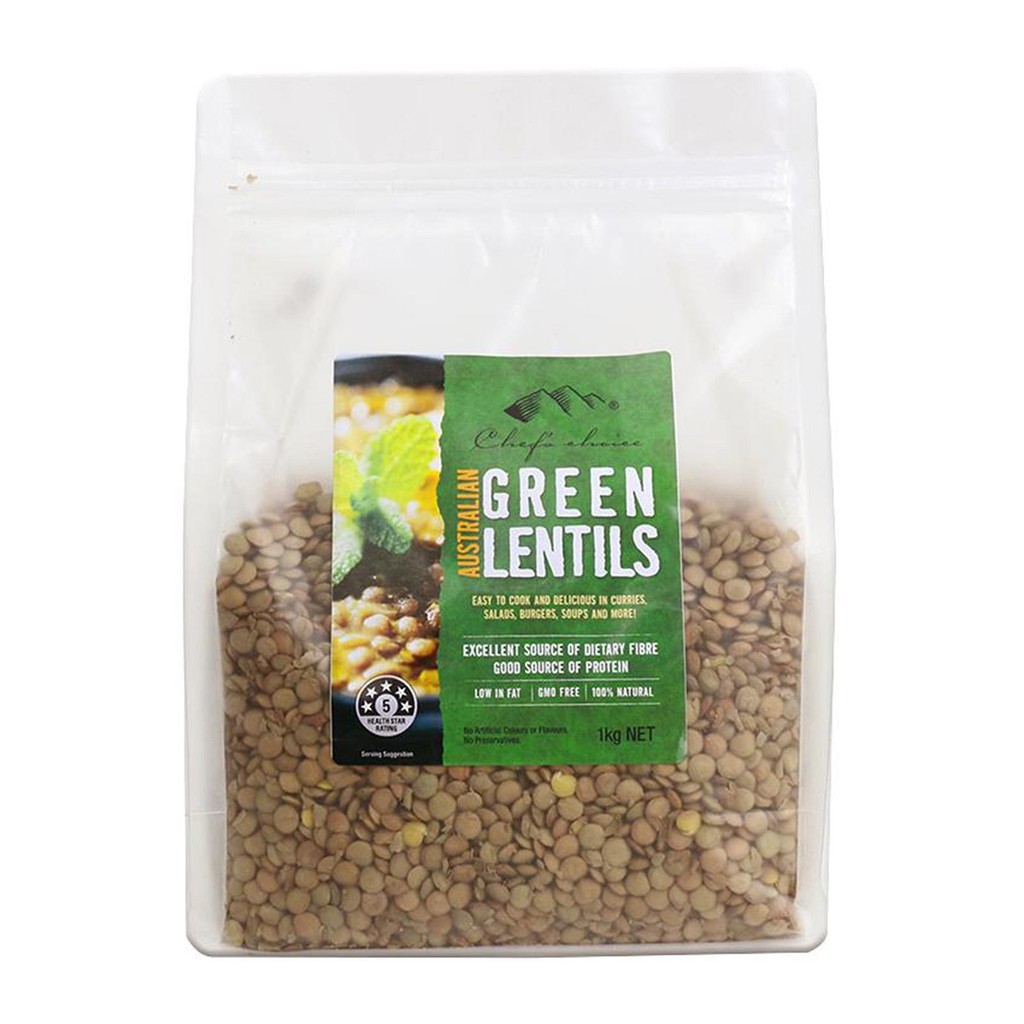 Chef's Choice Australian Green Lentils 1kg | Shopee Singapore