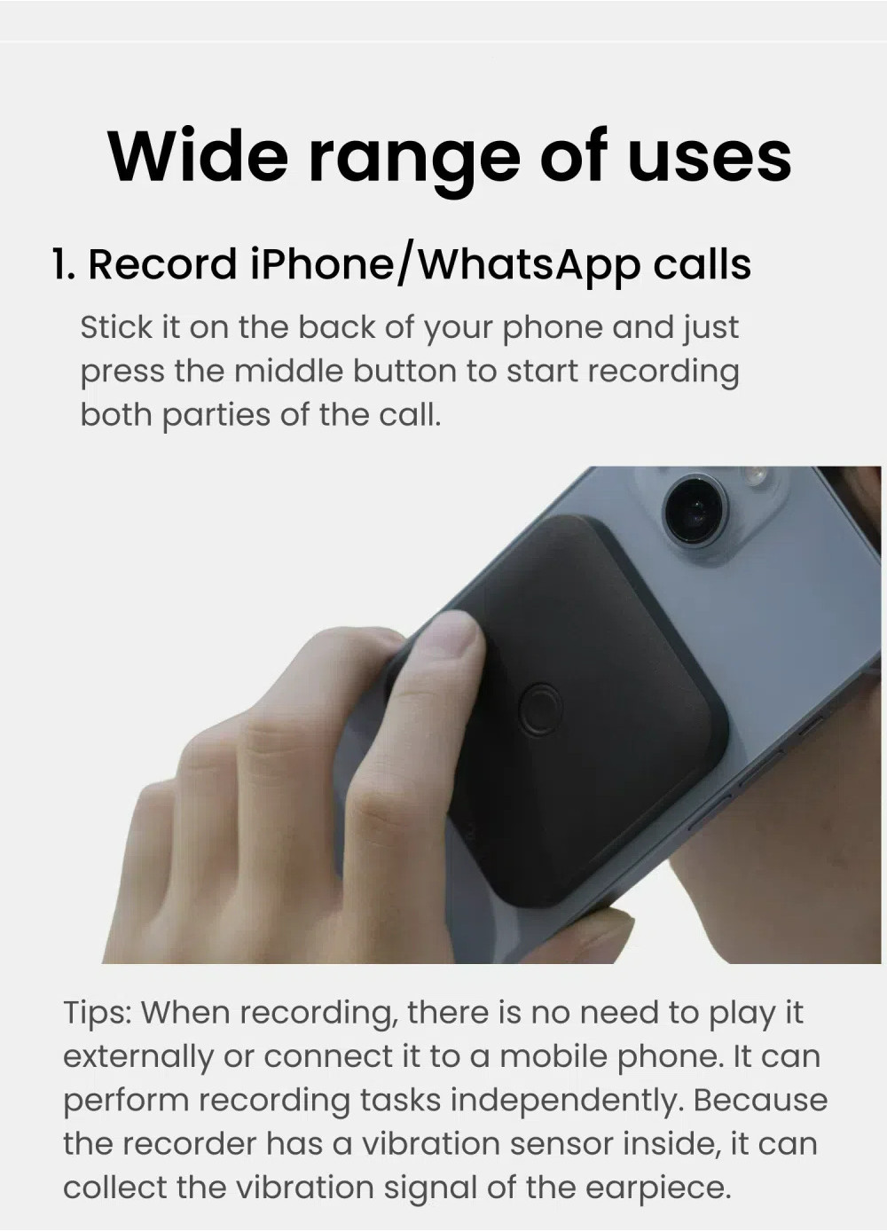 FoCase AI Voice Recorder with Speech-to-Text & Summarization, Audio ...