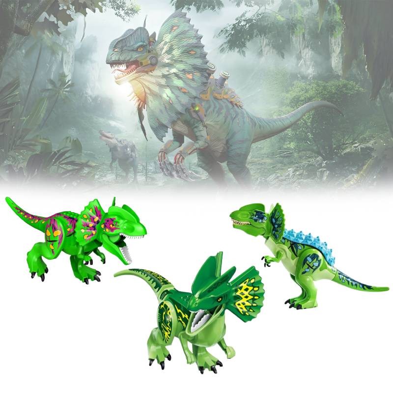 Abs Premium Jurassic T-rex Building Blocks For Kids Experience ...