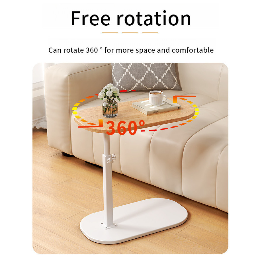 🔥SG STOCK Side table living room coffee table adjustable bedside table ...