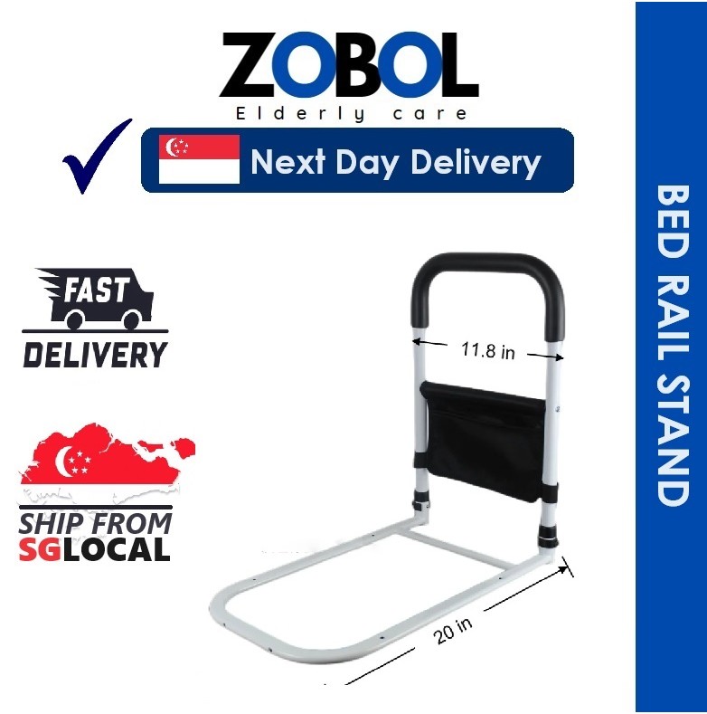 Elderly Safety Bed Rail guard | Bed Grab Bar for Fall Prevention ...