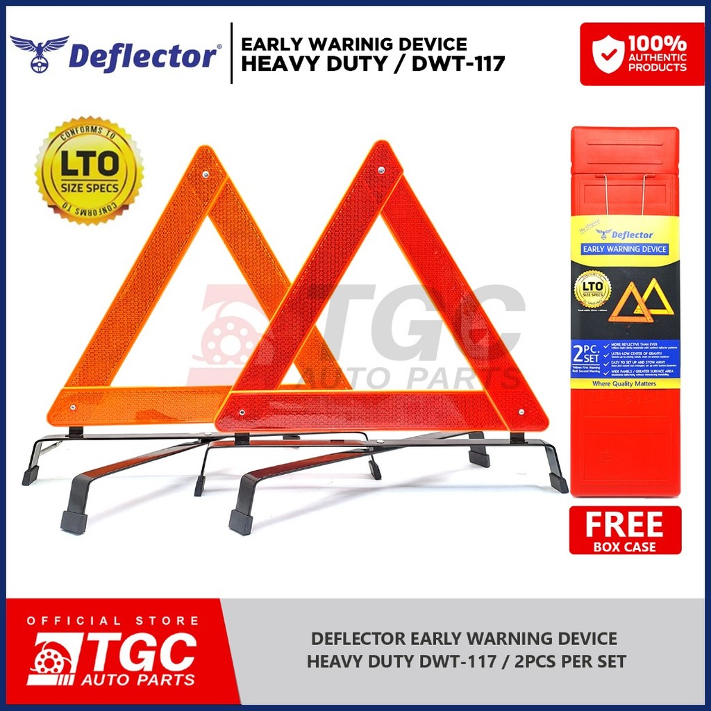 Deflector EWD Early Warning Device Red & Yellow Standard DWT-107 ...