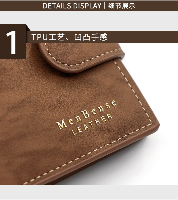 Engraving Name Men's Wallet with Hasp Business Card Holder Case ...