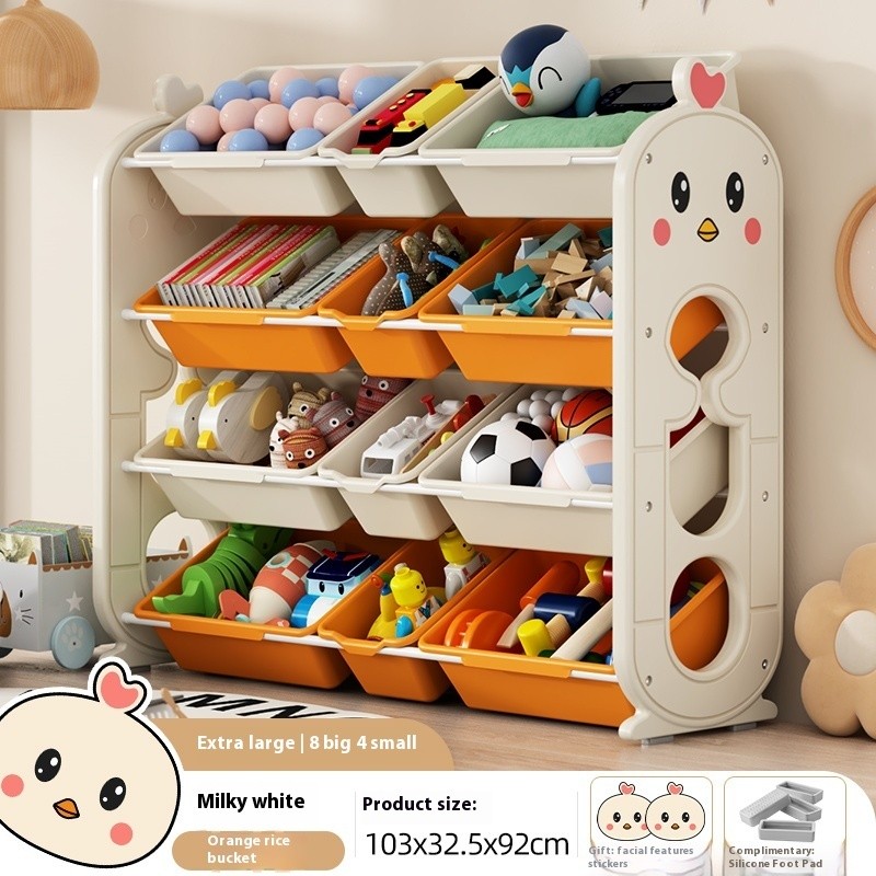 Toy Storage Bookshelf Kids Storage Rack Multi Layer Toy Organizer Storage Cabinet Shopee Singapore