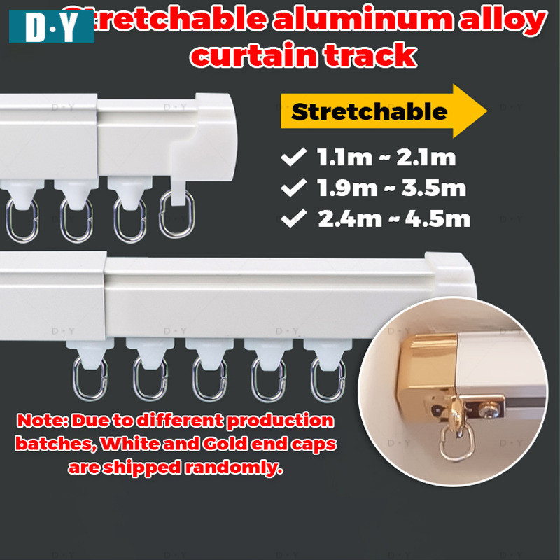 DXX track rod extendable adjustable Aluminum Alloy Slide Rail ...