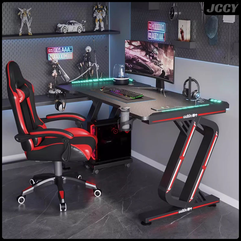 Carbon fiber desktop computer desk rental home bedroom student study ...