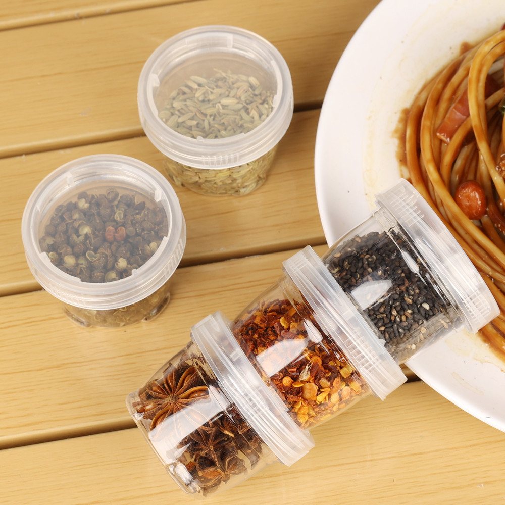 3 Pcs Portable Disposable Transparent Plastic Chilli Spice Storage Box ...