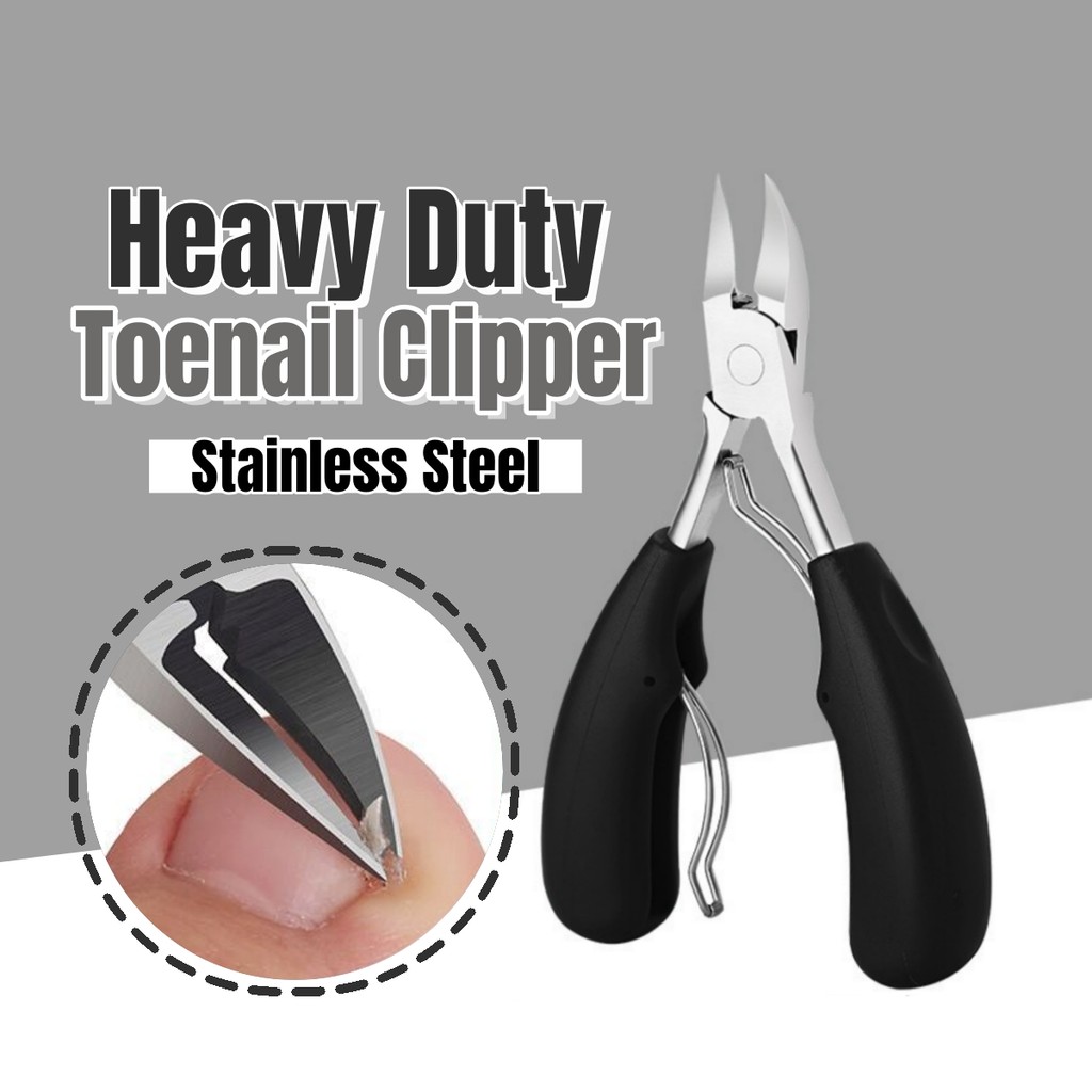 Heavy Duty Stainless Steel Toenail Clippers Pedicure Nail Cutters For ...