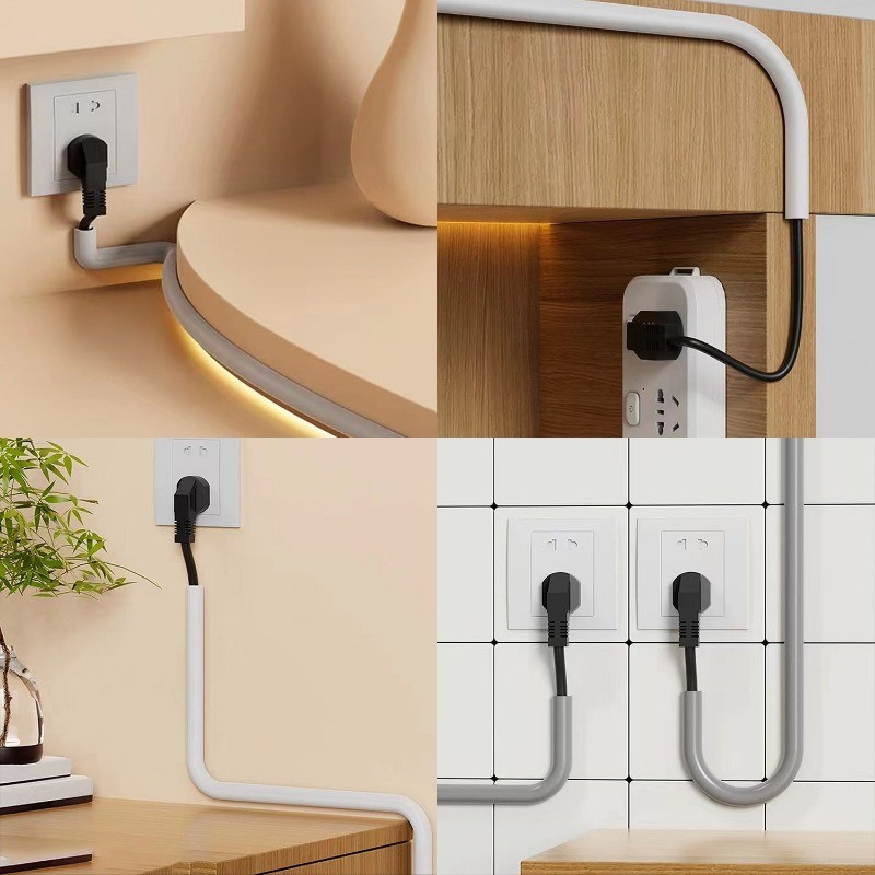 1M PVC Floor Cable Protector - Self-Adhesive, Retardant - Cable Hiders ...