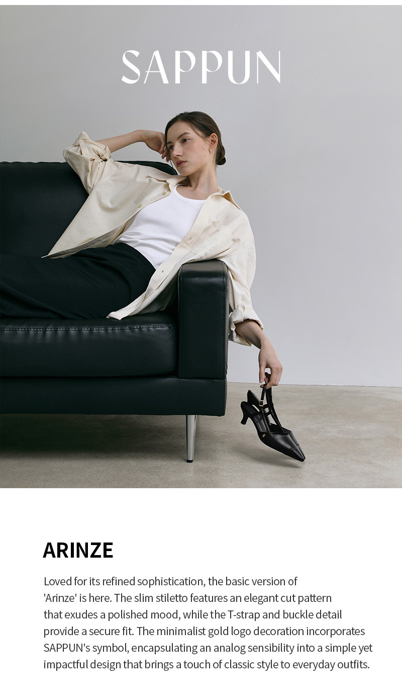 [SAPPUN] Arinze Slingback Shoes(1/5cm) | Shopee Singapore