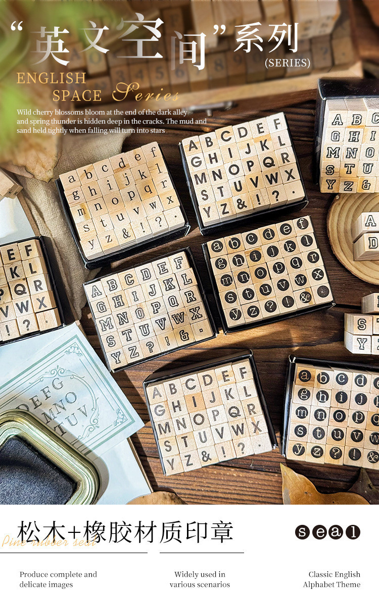 Rubber Stamp Letters Alphabets 30 pcs Alphabet Mini Stamps for Pottery ...