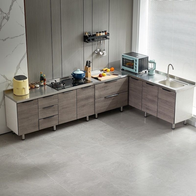 Kitchen Cabinets Household Kitchen Cabinets Stainless Steel Kitchen ...