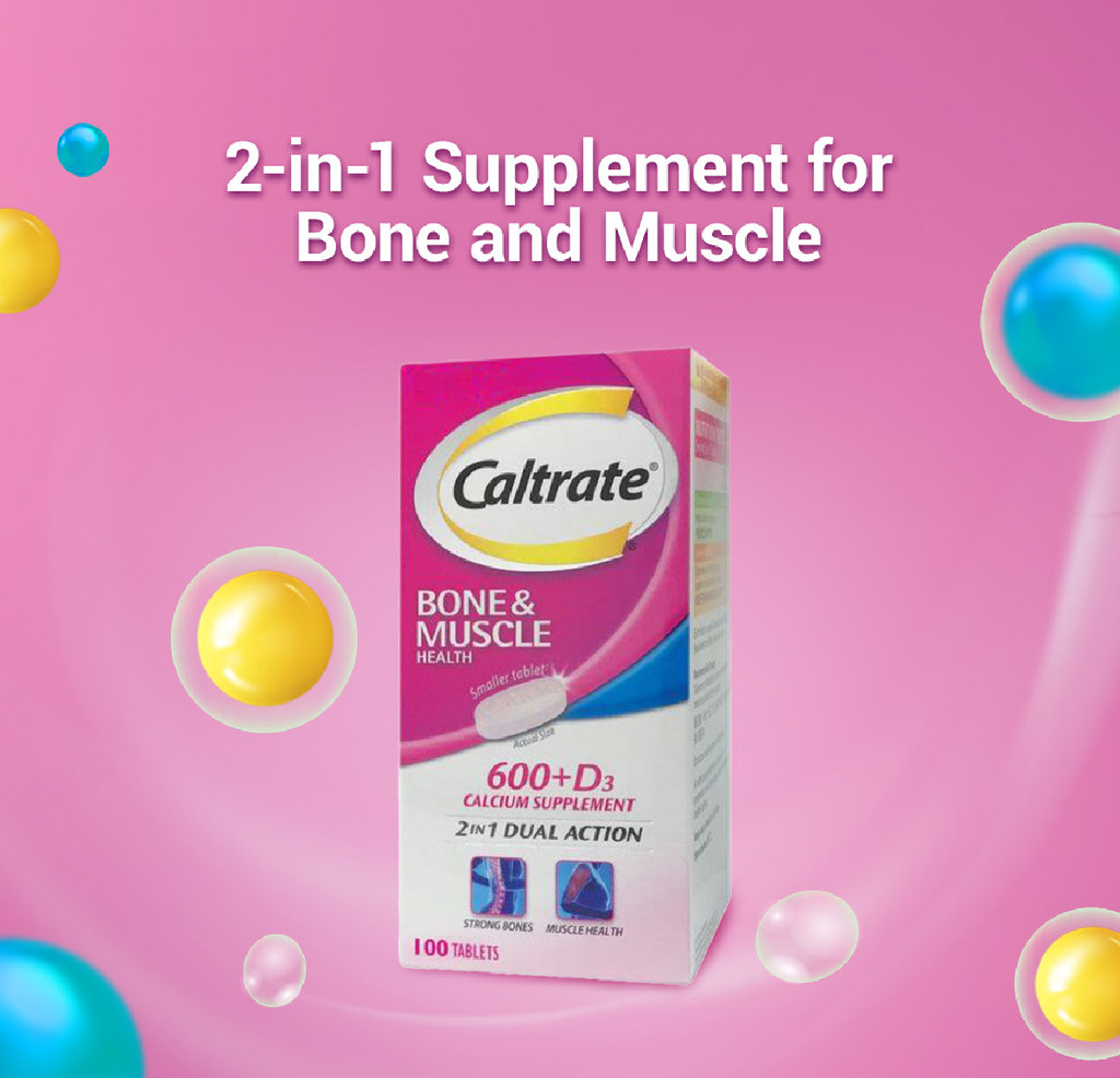 CALTRATE Bone & Muscle Triple Action PLUS Calcium + 1000IU Vitamin D ...