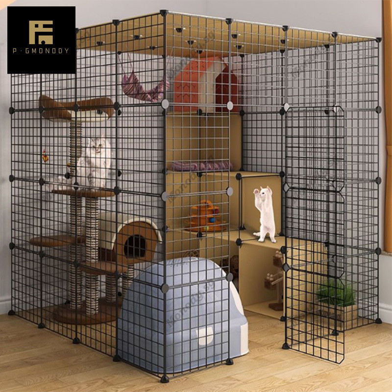 M·O Cat Caage Extra Large Cat Caage Villa Free Space Home Indoor House ...