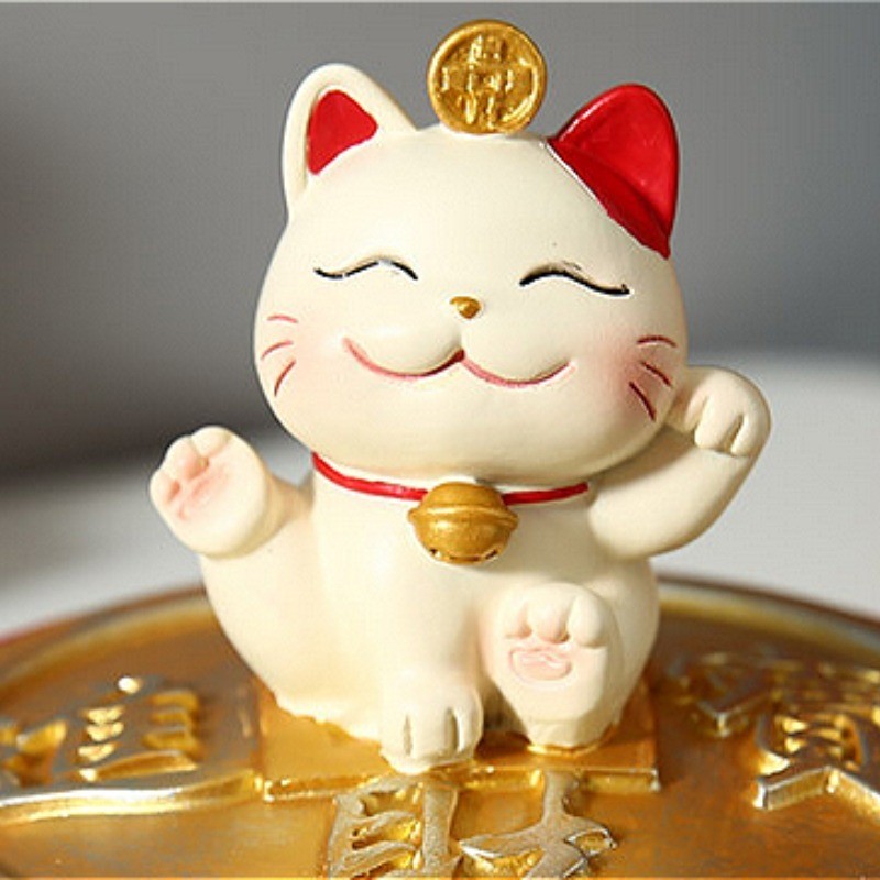 Cartoon Car Dashboard Cat Toy Ornament Auto Interior Cute Cat Gift ...