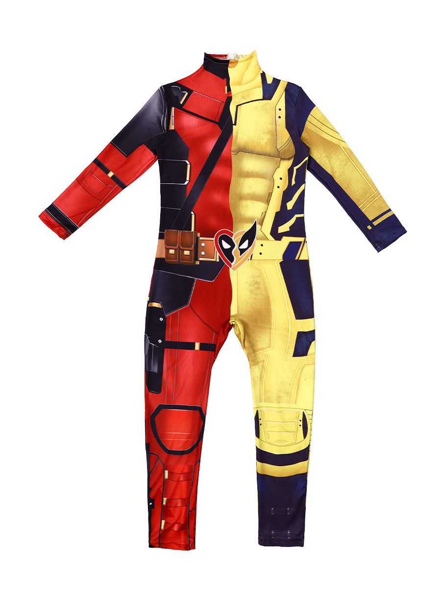 Deadpool Costume Superhero Movie Wolverine Deadpool Cosplay Clothes for ...