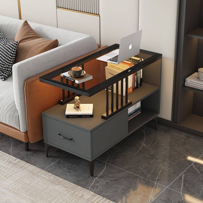 Tea Table Coffee Minimalist Storage Corner Living Room Sofa Side ...
