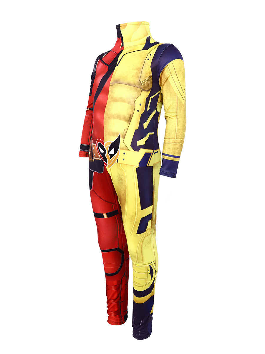 Deadpool Costume Superhero Movie Wolverine Deadpool Cosplay Clothes for ...