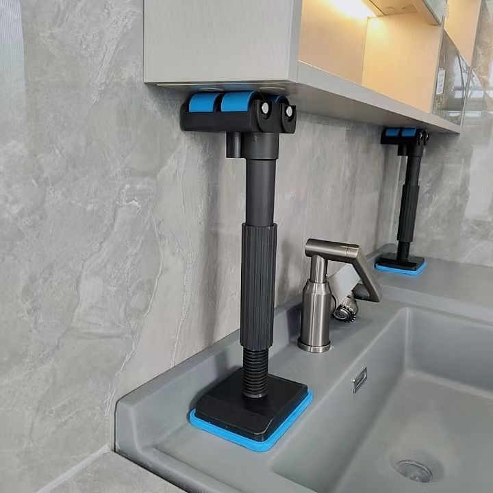 Single and double jacks eccentric roller bathroom cabinet installation ...