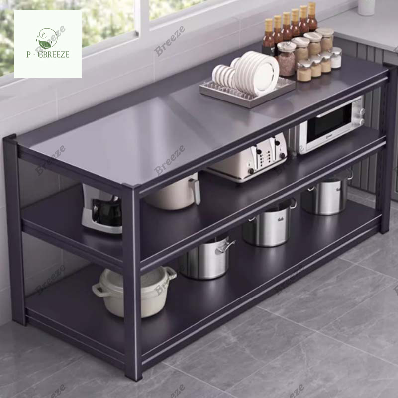 B·Z Kitchen Rack Kitchen floor-standing multi-layer storage rack ...