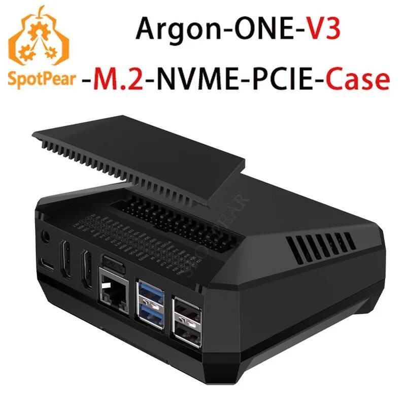 Argon ONE V3 M.2 NVME Case For Raspberry Pi 5 PCIe To M.2 NVME SSD PI5 | Shopee Singapore