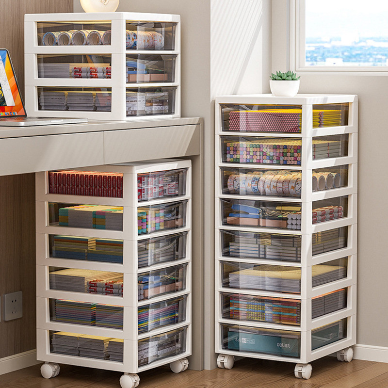 Cabinet Drawer with Wheels Multi-layer Drawer Organizer Storage Box ...