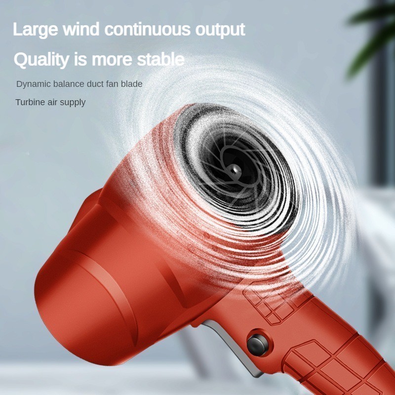 25000 RPM Strong Wind Electric Violent Turbo Fan Wireless Portable Jet ...