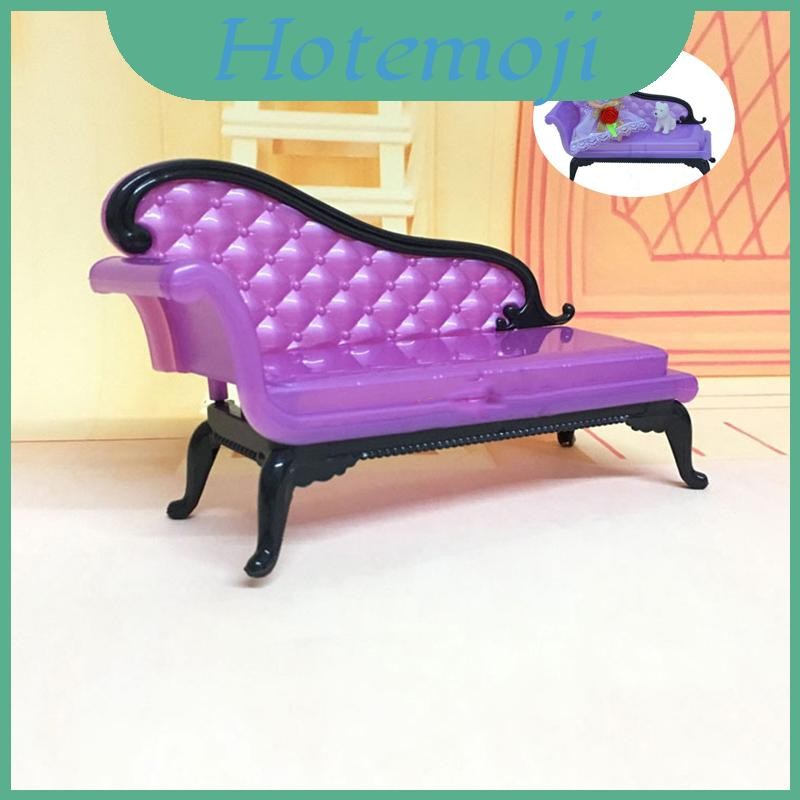 Barbie Dollhouse Princess Furniture Stylish Plastic Sofa Chair Display ...