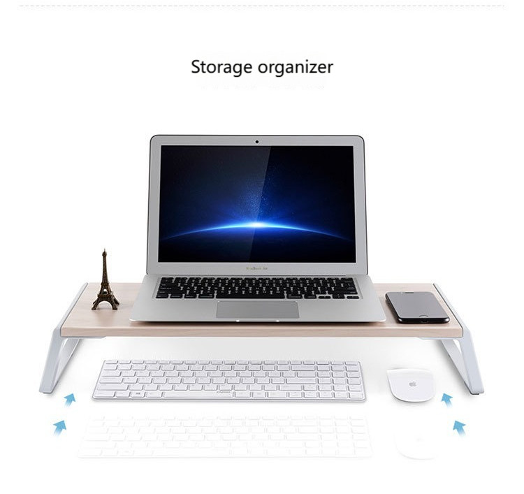Adjustable Monitor Stand Riser Desktop Laptop Shelf with Drawer ...