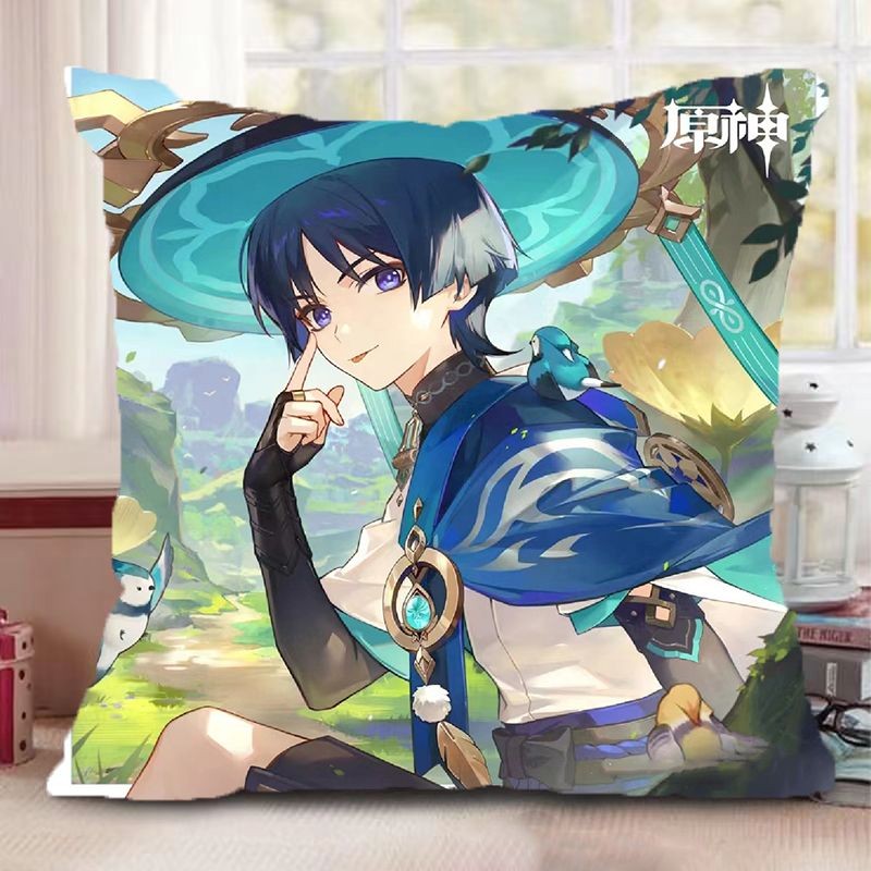 Pillow Pillow Genshin Impact Kaedehara Kazuha Raiden Shogun HuTao ...