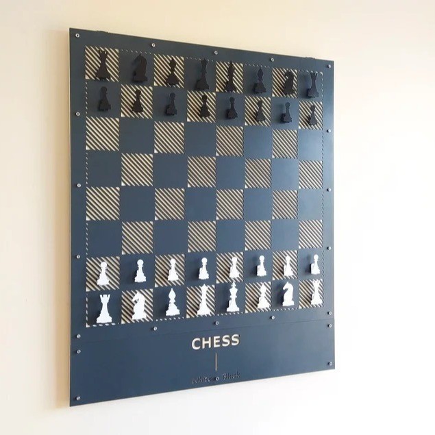 Chesss Giant Wall Chess Set Full Set | Shopee Singapore