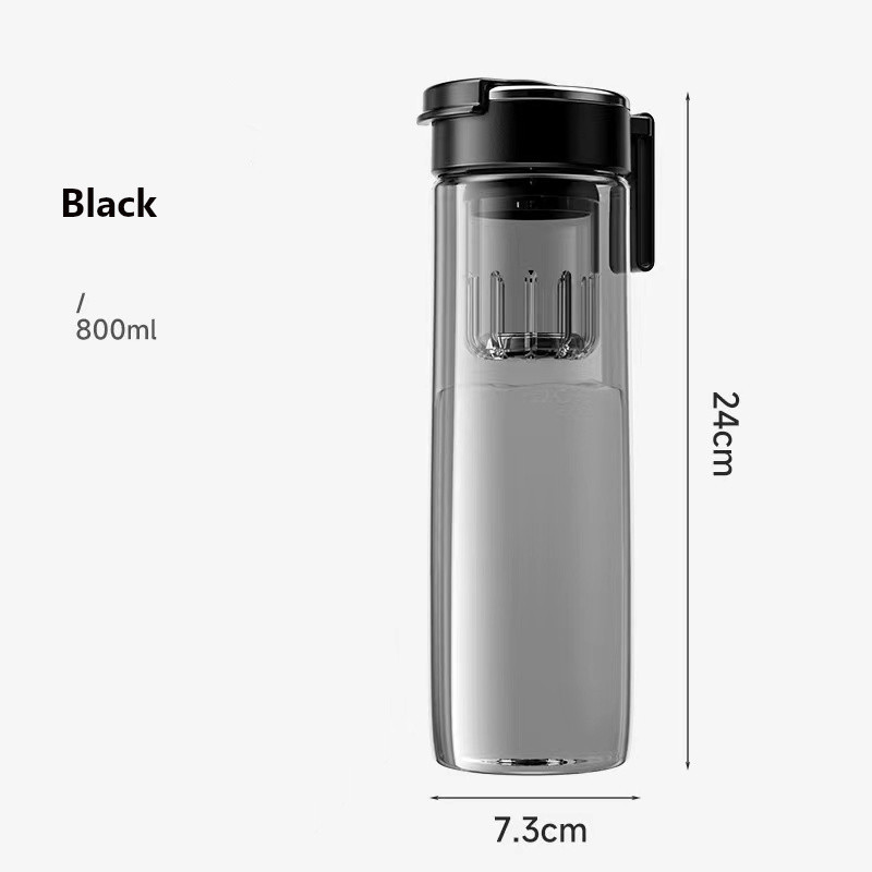 Father's Day Gift SG Ready Stock 800ml Tritan Magnetic Tea Separation Water Cup Large Capacity ...