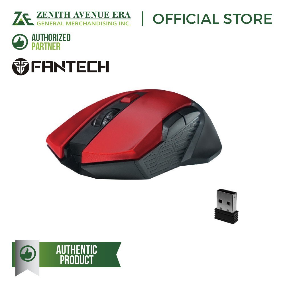 Fantech WG10 Wireless Gaming Mouse Red | Shopee Singapore