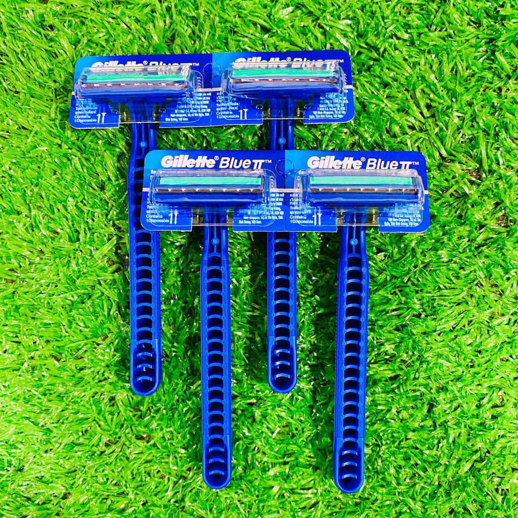 GILLETTE BLUE II PLUS DISPOSABLE RAZOR (4 PIECES) | Shopee Singapore