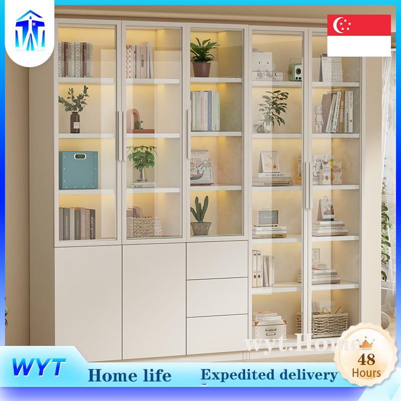 Cabinet Display Cabinet Cream Wind Glass Door Display Cabinet Home ...