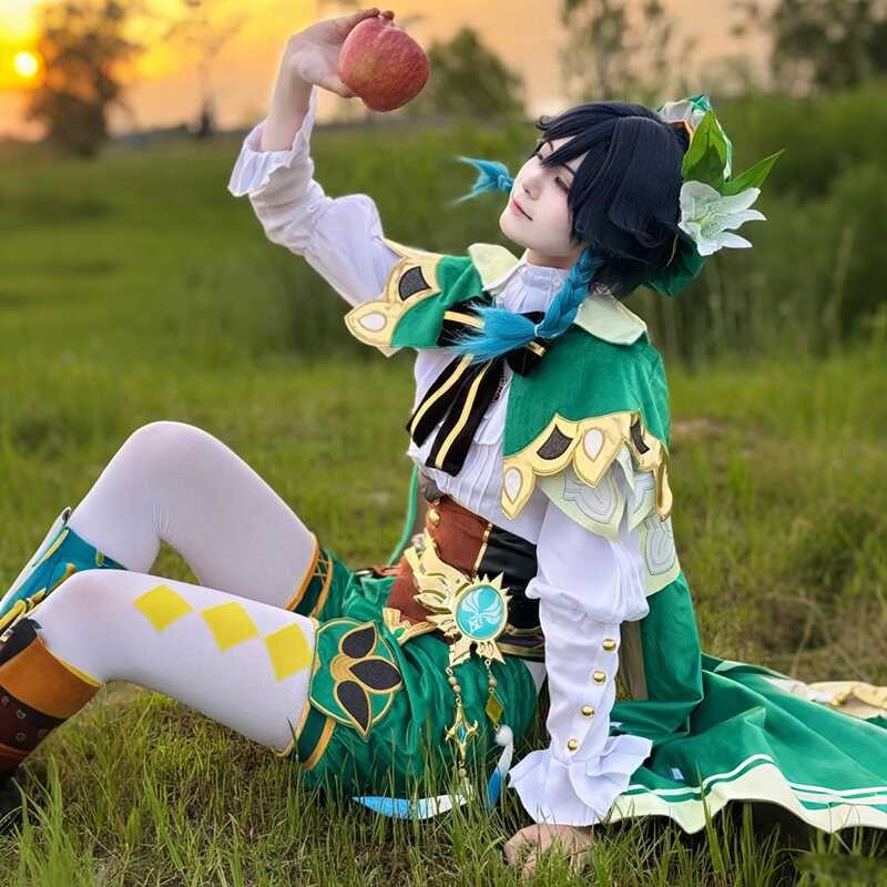 Yuanshen cos clothing Wendy cosplay Anime Game Suit Costume Female Full ...
