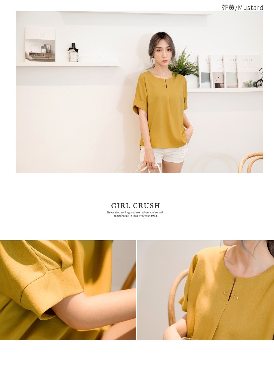 Weekend X Ob Design Casual Work Basic Women Clothes Short Sleeve Blouse ...