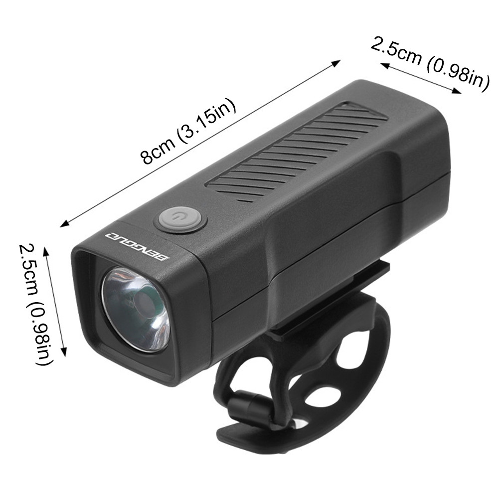 Bike Front Light USB Rechargeable Bike Handlebar Light Waterproof ...